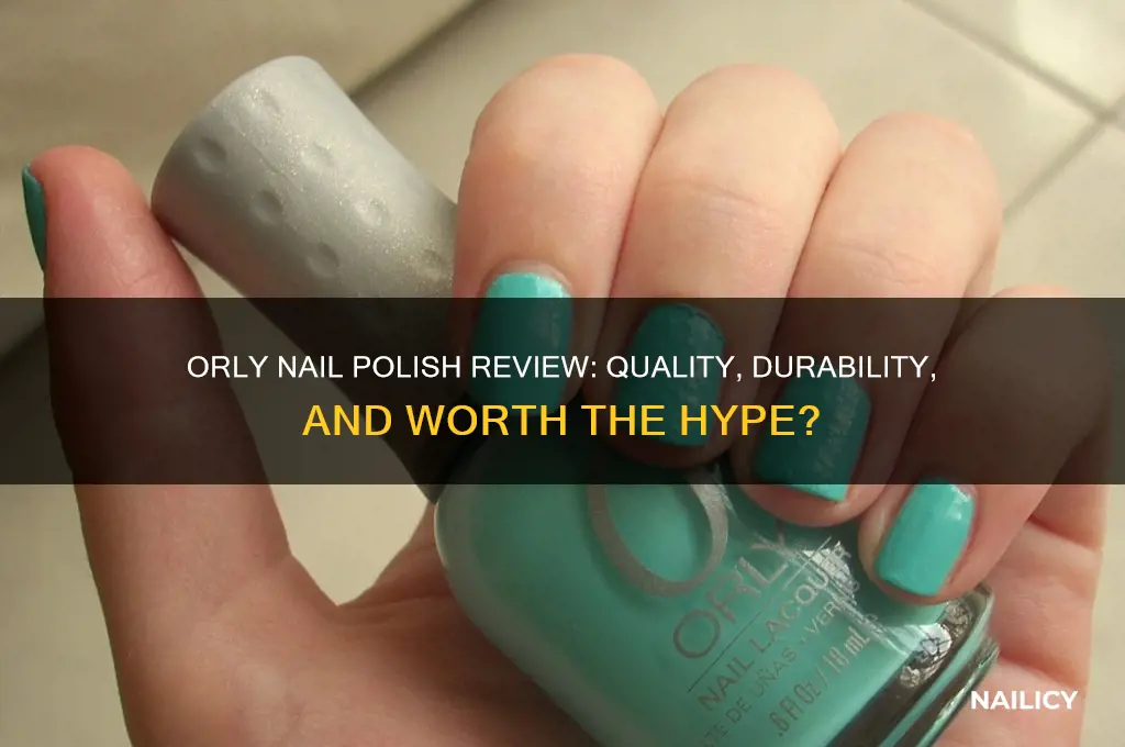 Orly Nail Polish Review: Quality, Durability, And Worth The Hype? | Nailicy