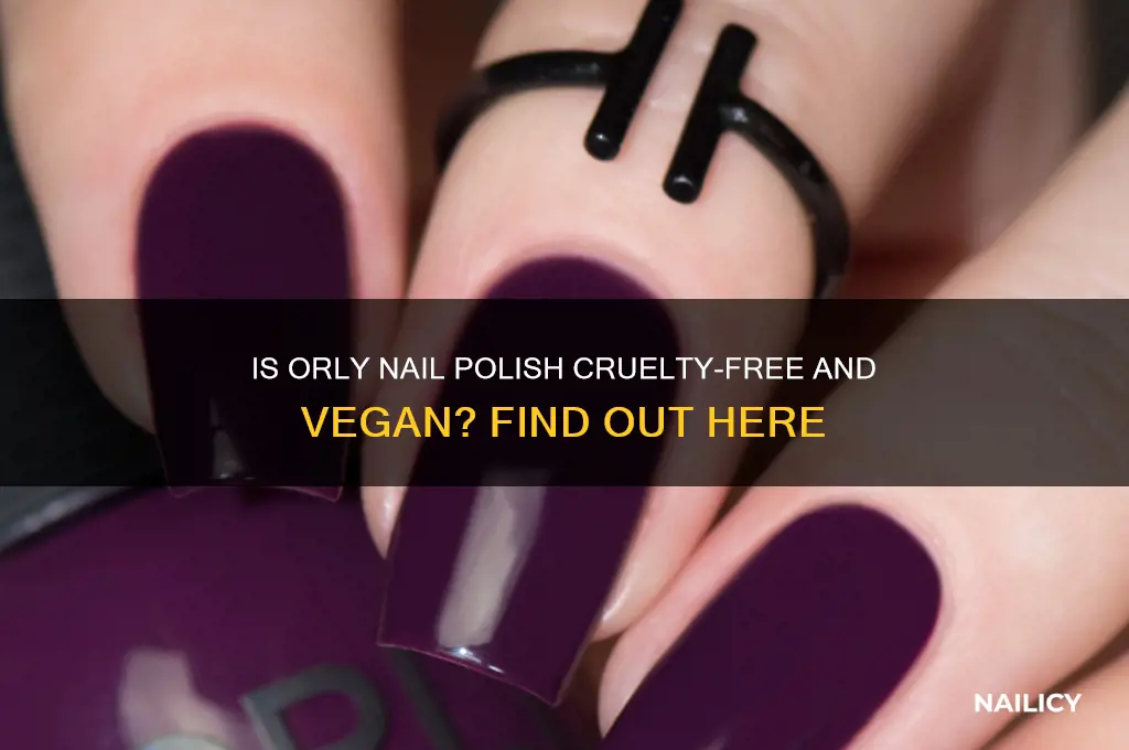 Is Orly Nail Polish Cruelty-Free And Vegan? Find Out Here | Nailicy