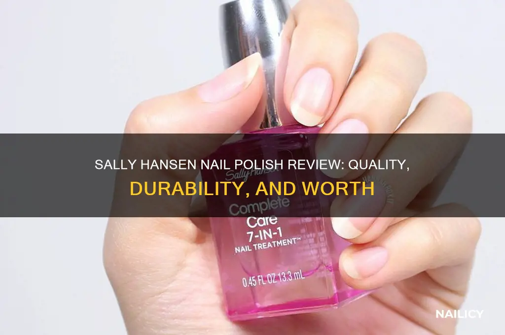 Sally Hansen Nail Polish Review: Quality, Durability, And Worth | Nailicy