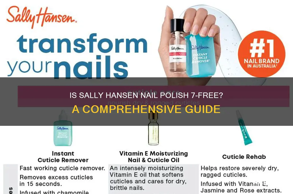 Is Sally Hansen Nail Polish 7-Free? A Comprehensive Guide | Nailicy