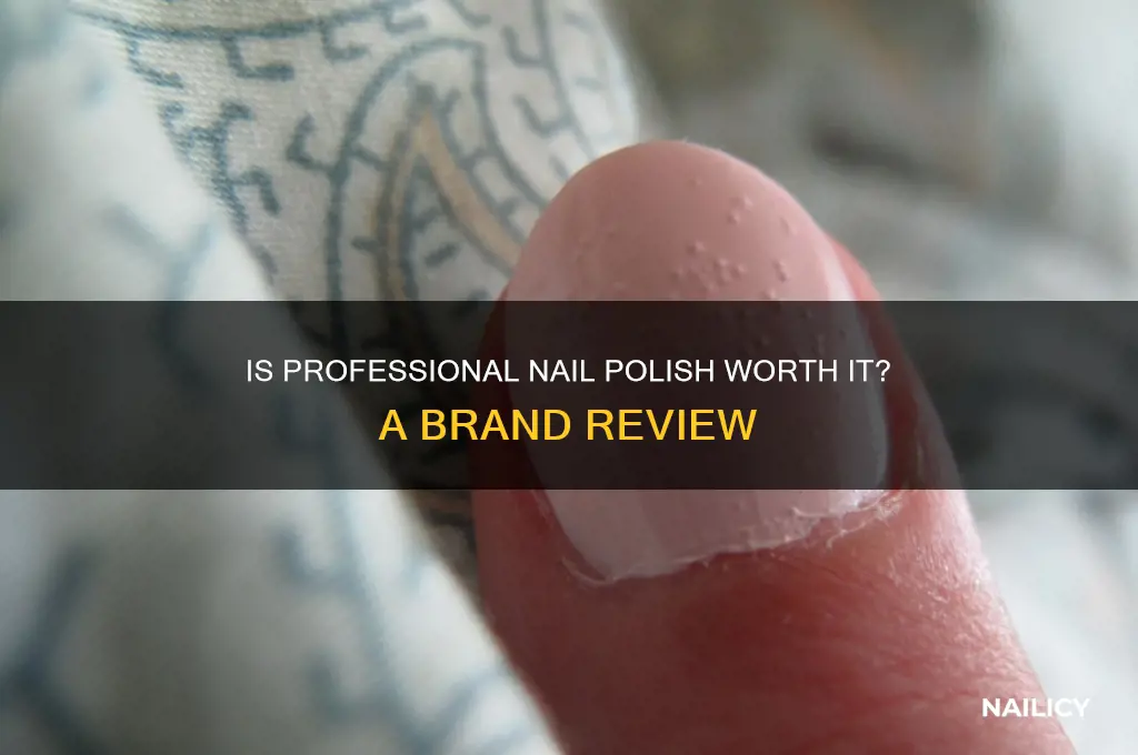 Is Professional Nail Polish Worth It? A Brand Review | Nailicy
