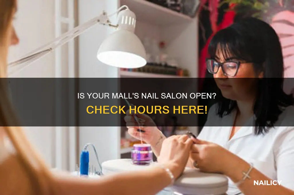 Is Your Mall's Nail Salon Open? Check Hours Here! | Nailicy