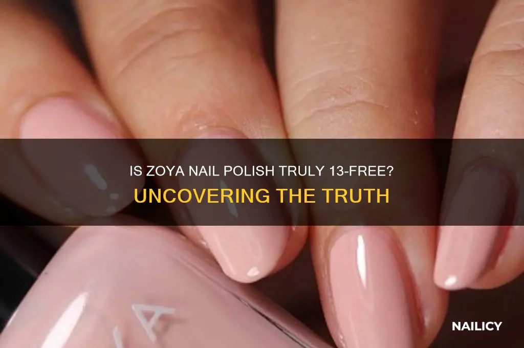 Is Zoya Nail Polish Truly 13-Free? Uncovering The Truth | Nailicy