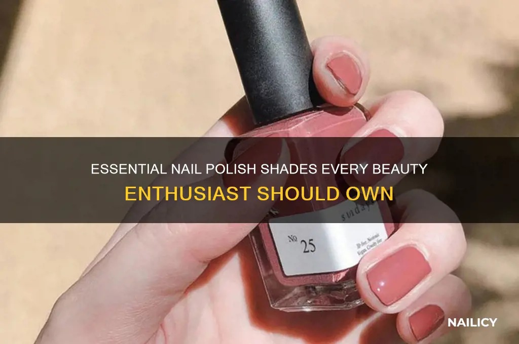 Essential Nail Polish Shades Every Beauty Enthusiast Should Own | Nailicy