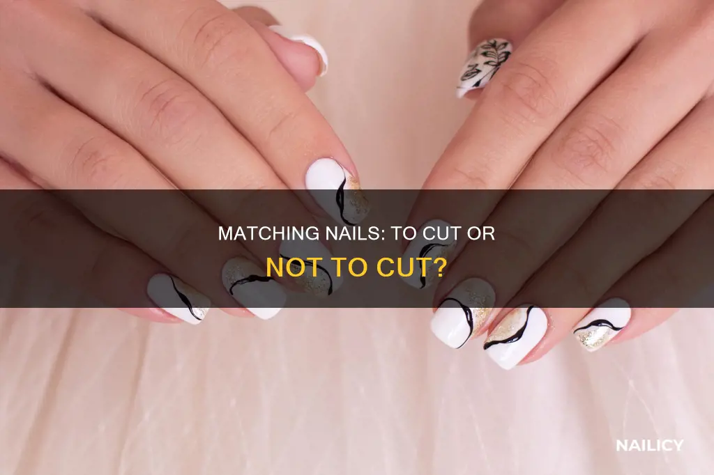Matching Nails: To Cut Or Not To Cut? | Nailicy
