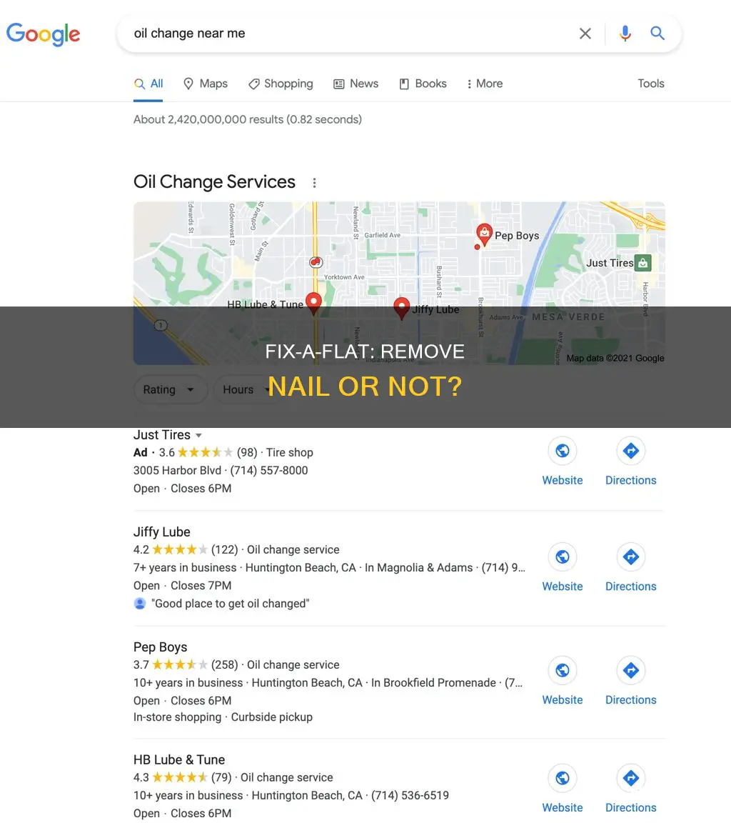 Fix-A-Flat: Remove Nail Or Not? | Nailicy