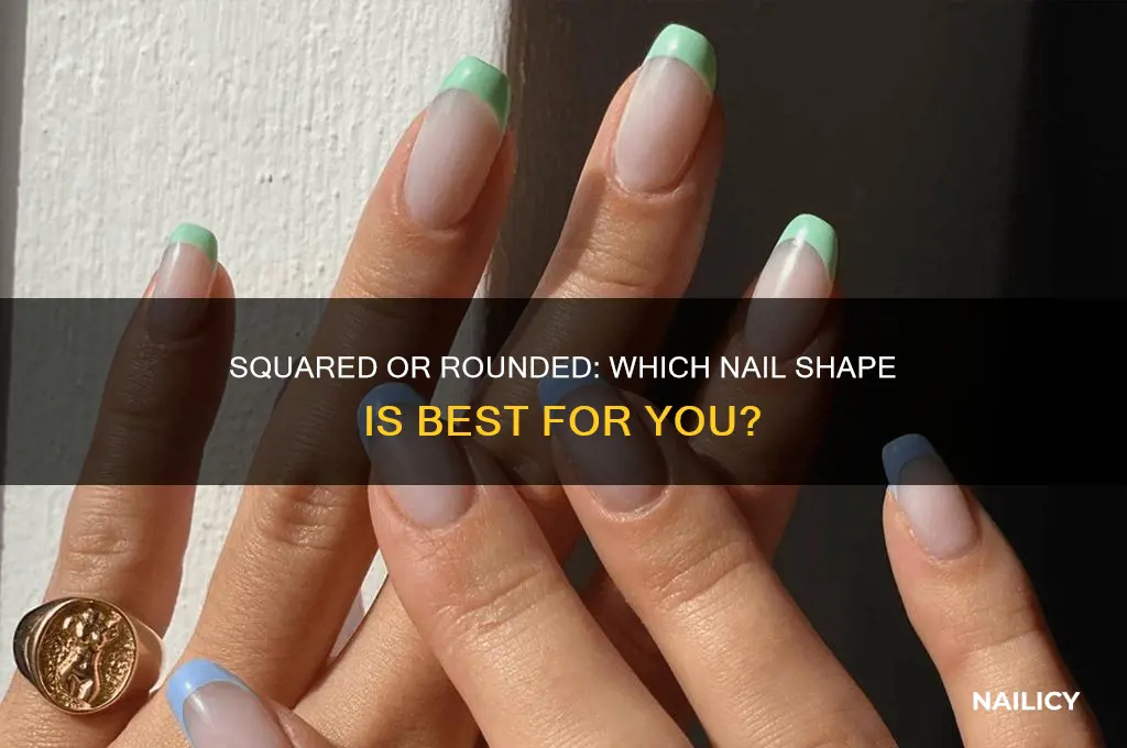 Squared Or Rounded: Which Nail Shape Is Best For You? | Nailicy