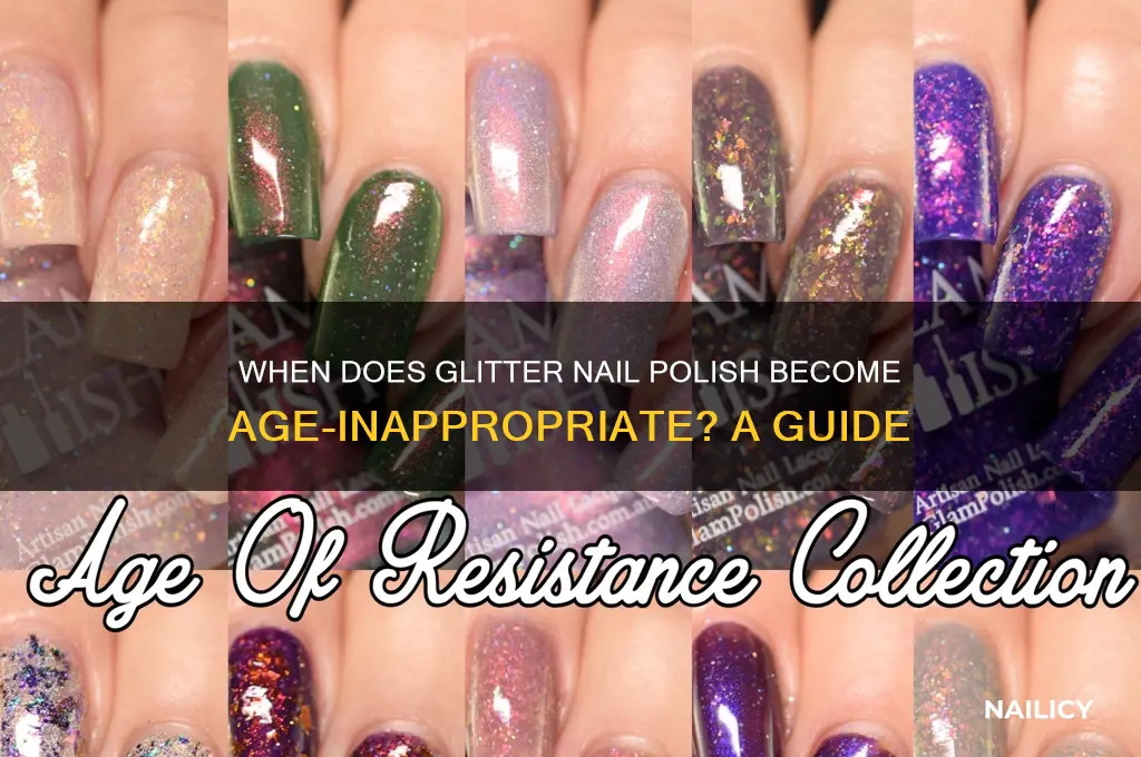 When Does Glitter Nail Polish Become Age-Inappropriate? A Guide | Nailicy