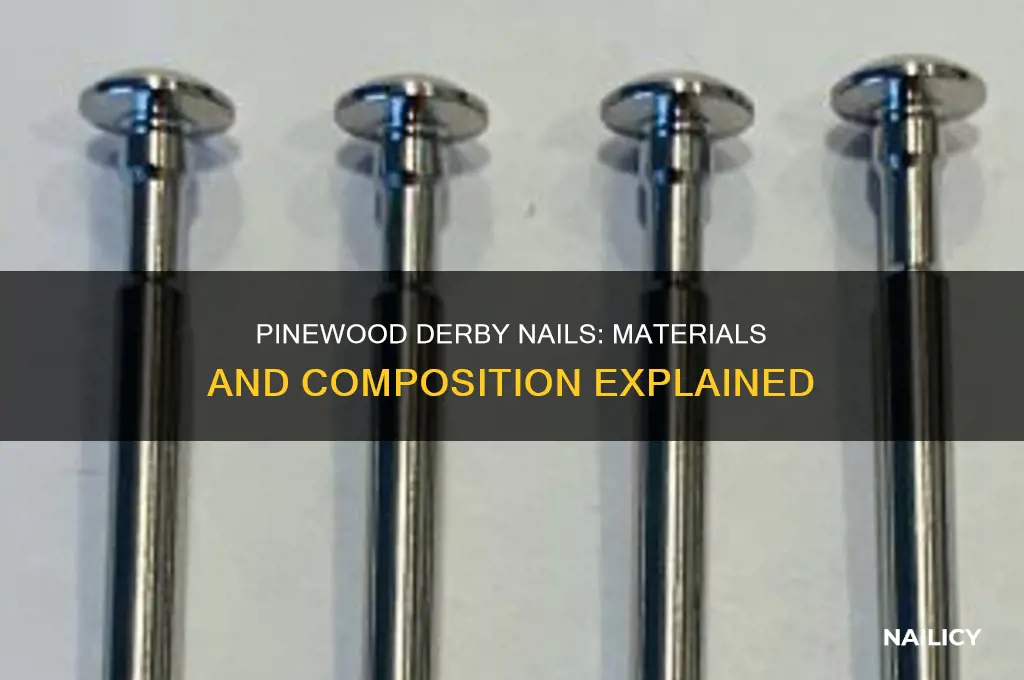 Pinewood Derby Nails: Materials And Composition Explained | Nailicy