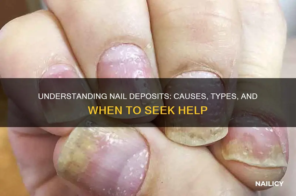Understanding Nail Deposits: Causes, Types, And When To Seek Help | Nailicy