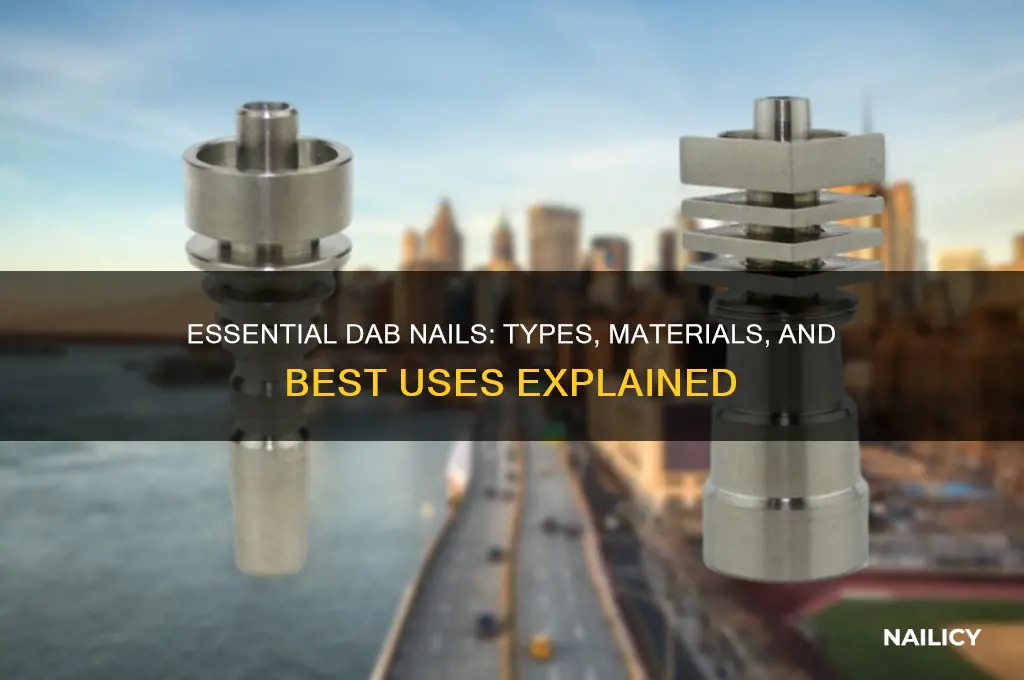 Essential Dab Nails: Types, Materials, And Best Uses Explained | Nailicy