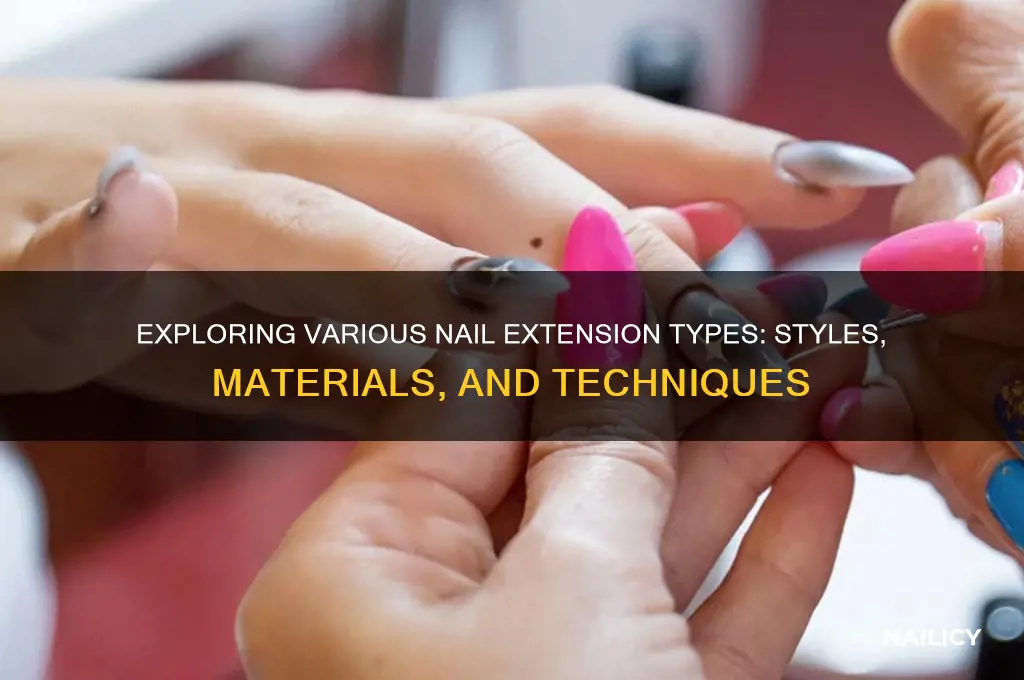 Exploring Various Nail Extension Types: Styles, Materials, And ...