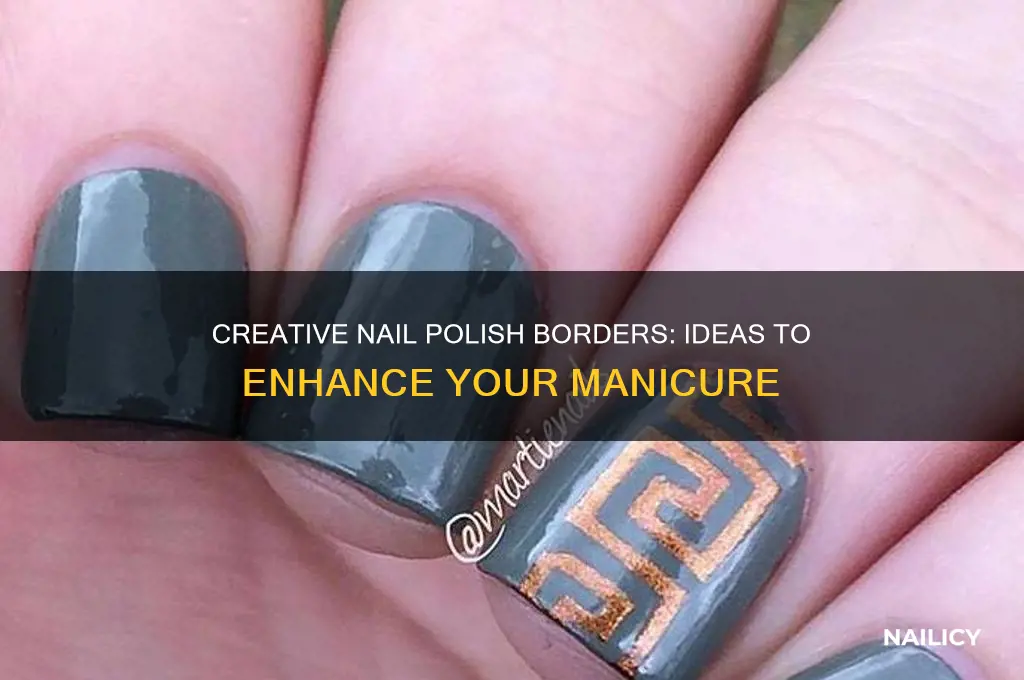 Creative Nail Polish Borders: Ideas To Enhance Your Manicure | Nailicy