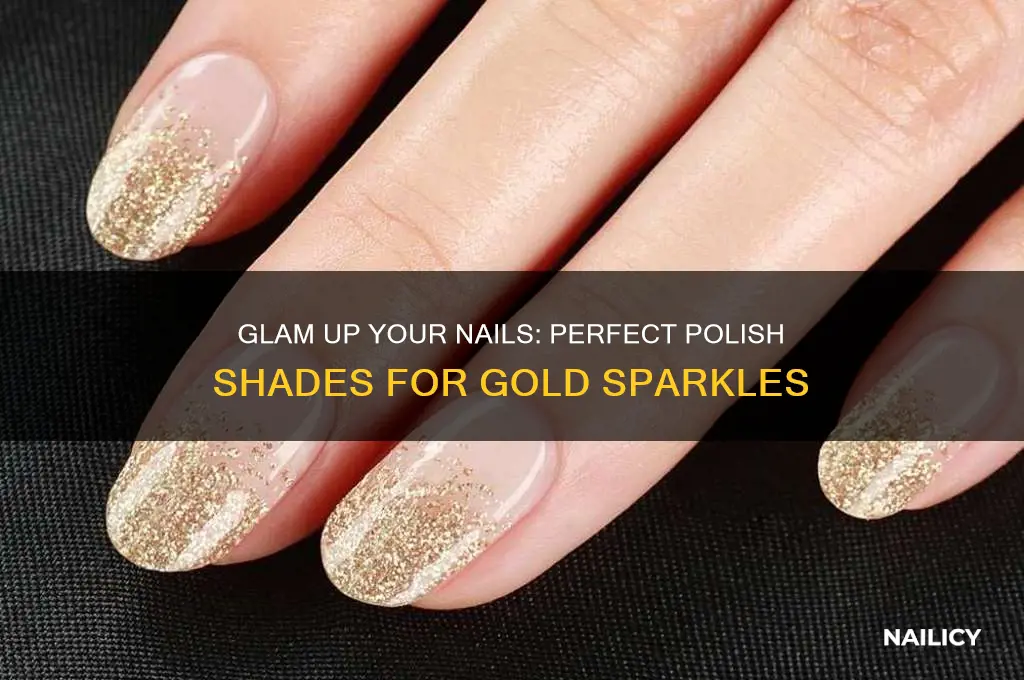 Glam Up Your Nails: Perfect Polish Shades For Gold Sparkles | Nailicy