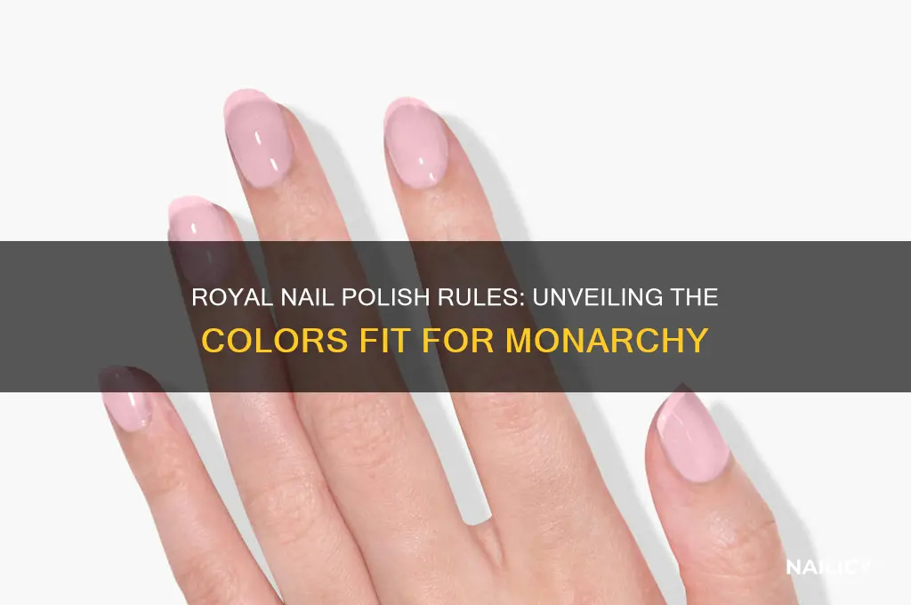 Royal Nail Polish Rules: Unveiling The Colors Fit For Monarchy | Nailicy