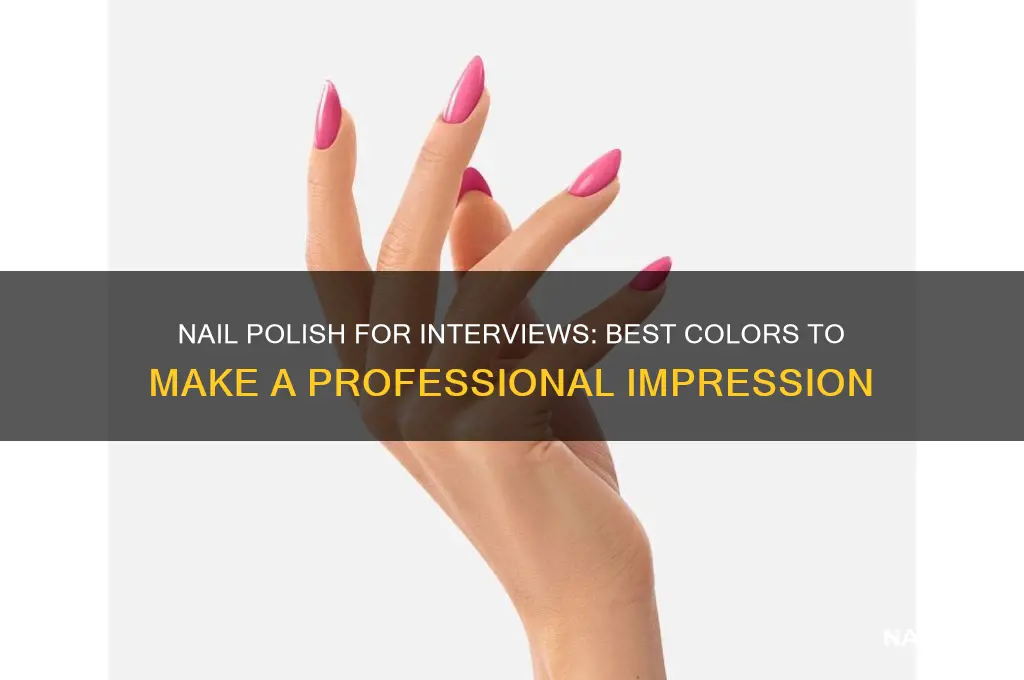 Nail Polish For Interviews: Best Colors To Make A Professional ...