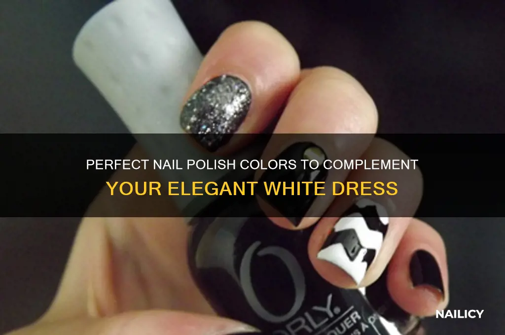 Perfect Nail Polish Colors To Complement Your Elegant White Dress | Nailicy