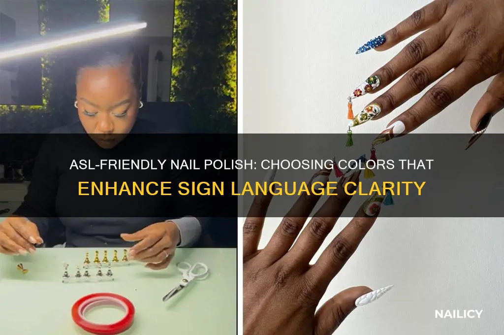 Asl-Friendly Nail Polish: Choosing Colors That Enhance Sign Language ...
