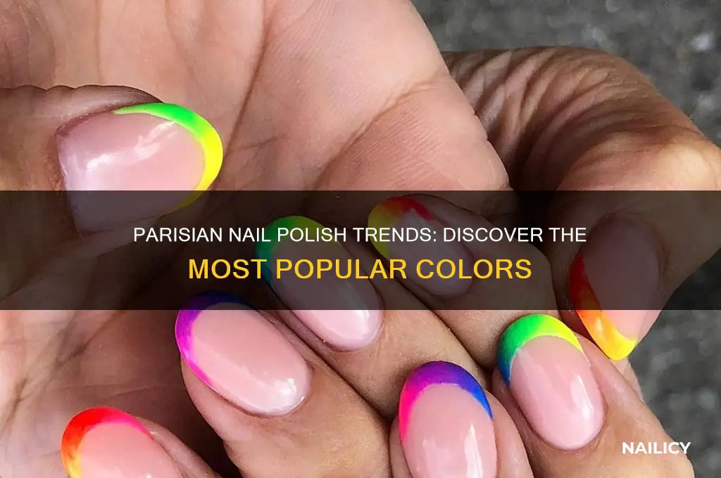 Parisian Nail Polish Trends: Discover The Most Popular Colors | Nailicy