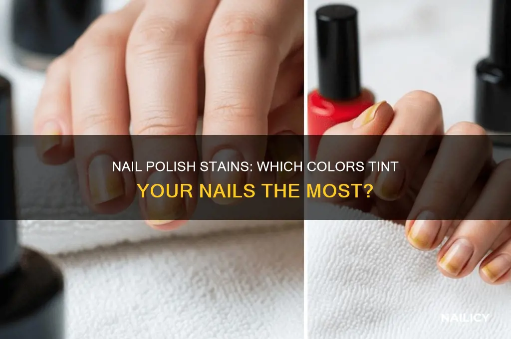 Nail Polish Stains: Which Colors Tint Your Nails The Most? | Nailicy