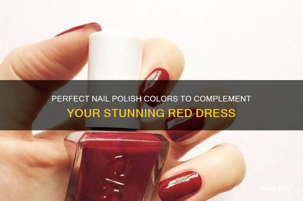 Perfect Nail Polish Colors To Complement Your Stunning Red Dress | Nailicy