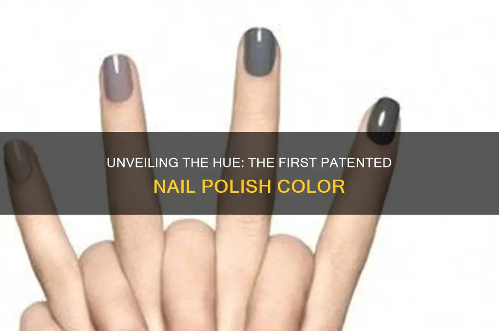 Unveiling The Hue: The First Patented Nail Polish Color | Nailicy