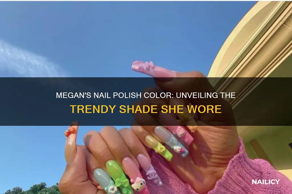 Megan's Nail Polish Color: Unveiling The Trendy Shade She Wore | Nailicy