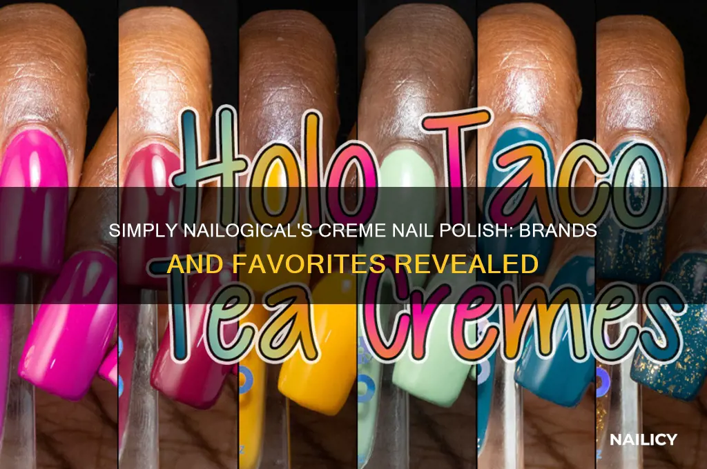 Simply Nailogical's Creme Nail Polish: Brands And Favorites Revealed ...