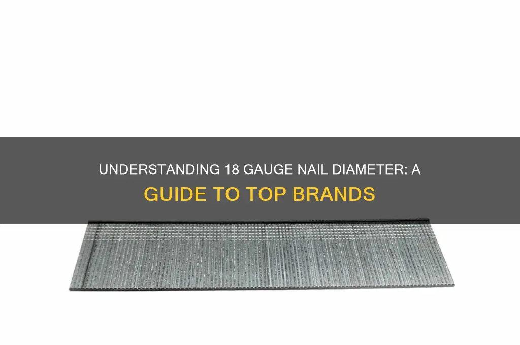 Understanding 18 Gauge Nail Diameter: A Guide To Top Brands | Nailicy