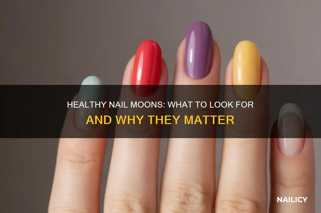 Healthy Nail Moons: What To Look For And Why They Matter | Nailicy