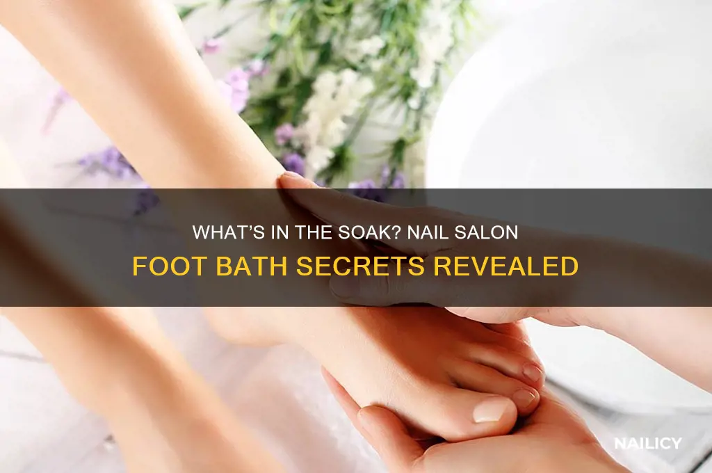 What’S In The Soak? Nail Salon Foot Bath Secrets Revealed | Nailicy