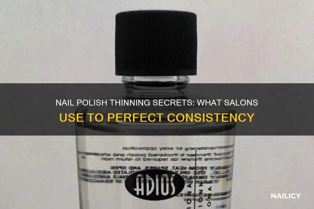 Nail Polish Thinning Secrets: What Salons Use To Perfect Consistency ...