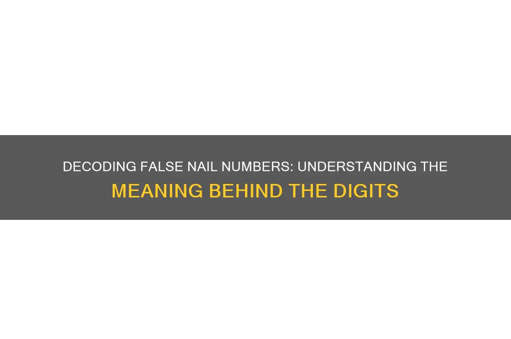 Decoding False Nail Numbers: Understanding The Meaning Behind The ...