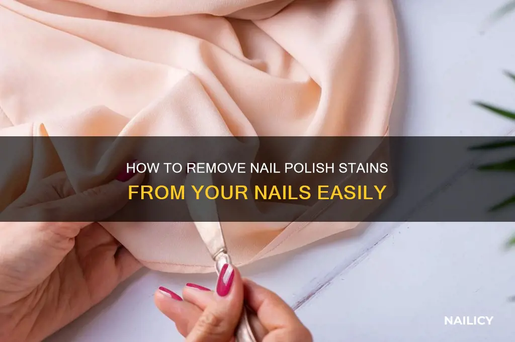 How To Remove Nail Polish Stains From Your Nails Easily | Nailicy