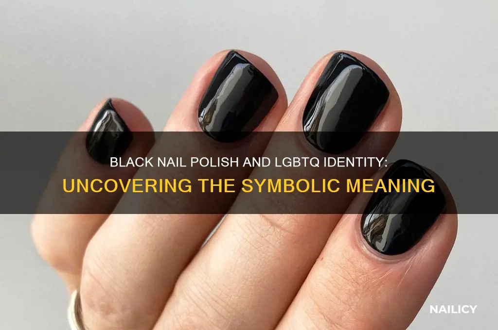 Black Nail Polish And Lgbtq Identity: Uncovering The Symbolic Meaning ...