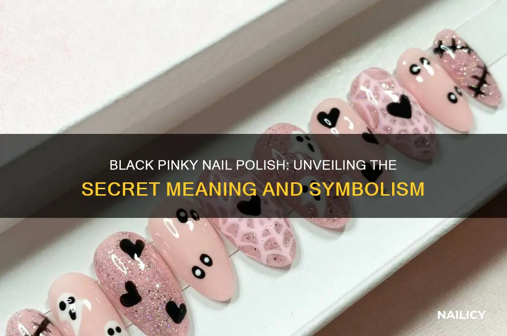 Black Pinky Nail Polish: Unveiling The Secret Meaning And Symbolism ...