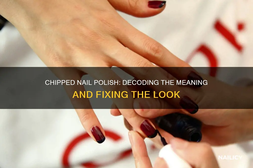 Chipped Nail Polish: Decoding The Meaning And Fixing The Look | Nailicy