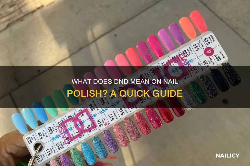 What Does Dnd Mean On Nail Polish? A Quick Guide | Nailicy