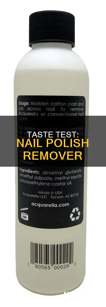 Taste Test: Nail Polish Remover | Nailicy