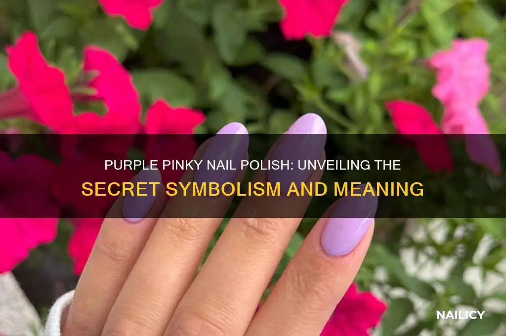 Purple Pinky Nail Polish: Unveiling The Secret Symbolism And Meaning ...