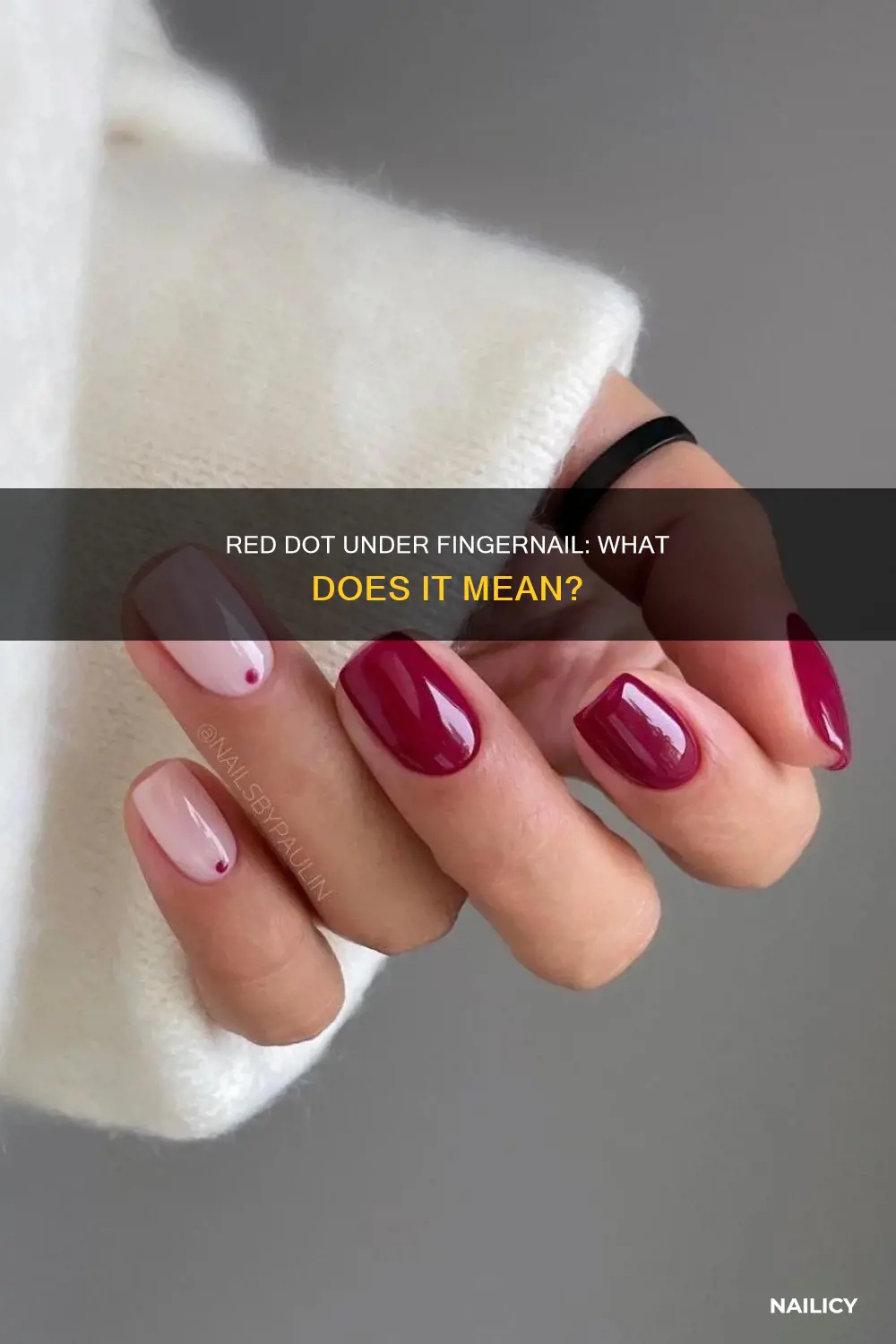 Red Dot Under Fingernail: What Does It Mean? | Nailicy