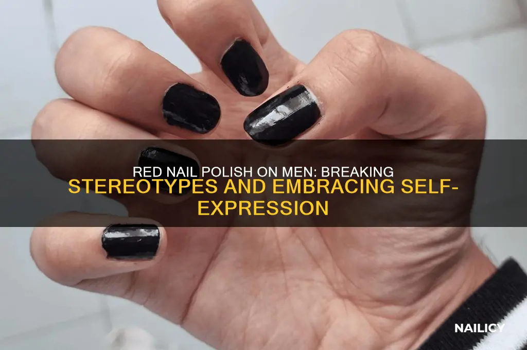 Red Nail Polish On Men: Breaking Stereotypes And Embracing Self ...