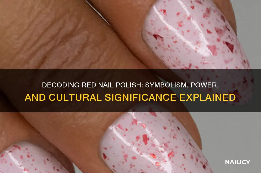 Decoding Red Nail Polish: Symbolism, Power, And Cultural Significance ...