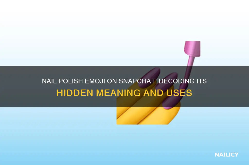 Nail Polish Emoji On Snapchat: Decoding Its Hidden Meaning And Uses ...