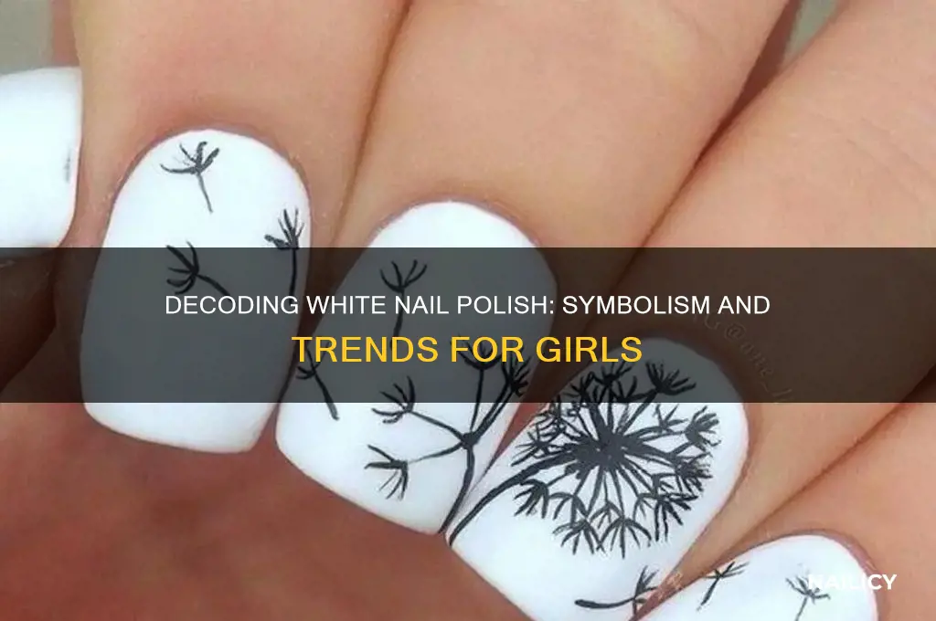 Decoding White Nail Polish: Symbolism And Trends For Girls | Nailicy
