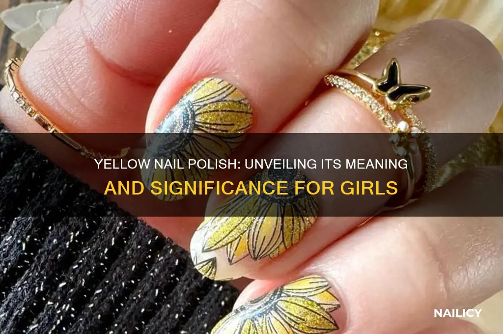 Yellow Nail Polish: Unveiling Its Meaning And Significance For Girls ...