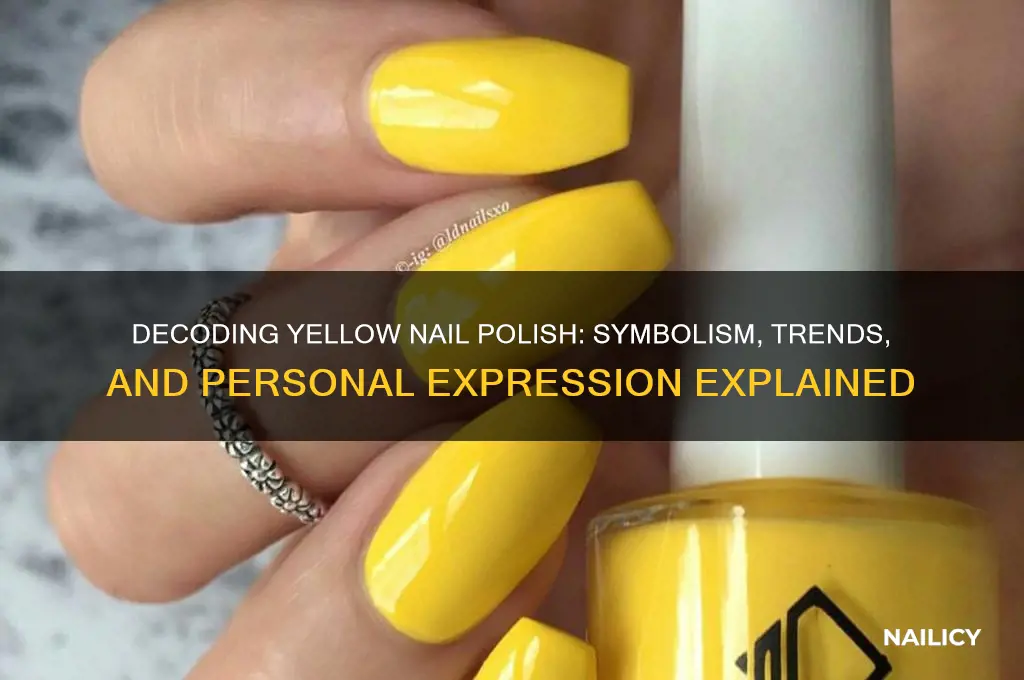 Decoding Yellow Nail Polish: Symbolism, Trends, And Personal Expression ...