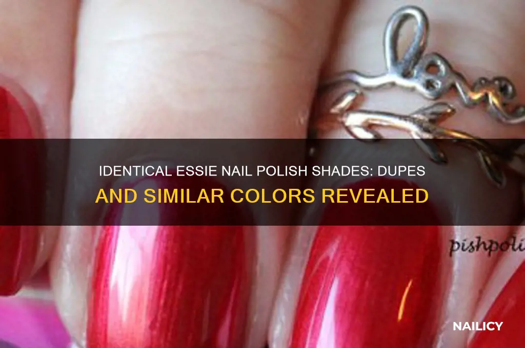 Identical Essie Nail Polish Shades: Dupes And Similar Colors Revealed ...