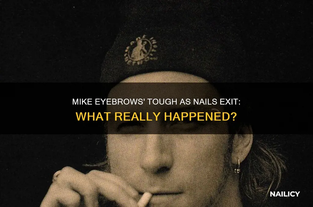 Mike Eyebrows' Tough As Nails Exit: What Really Happened? | Nailicy