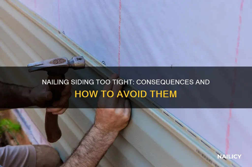 Nailing Siding Too Tight: Consequences And How To Avoid Them | Nailicy